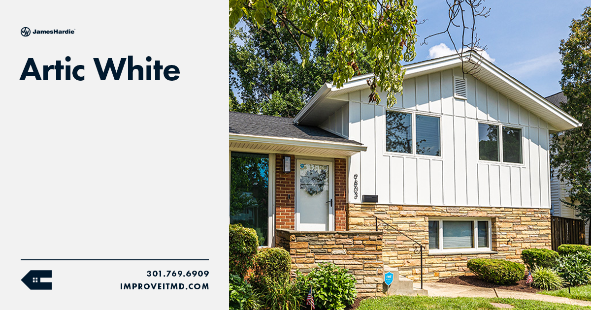Arctic White - James Hardie Siding Colors